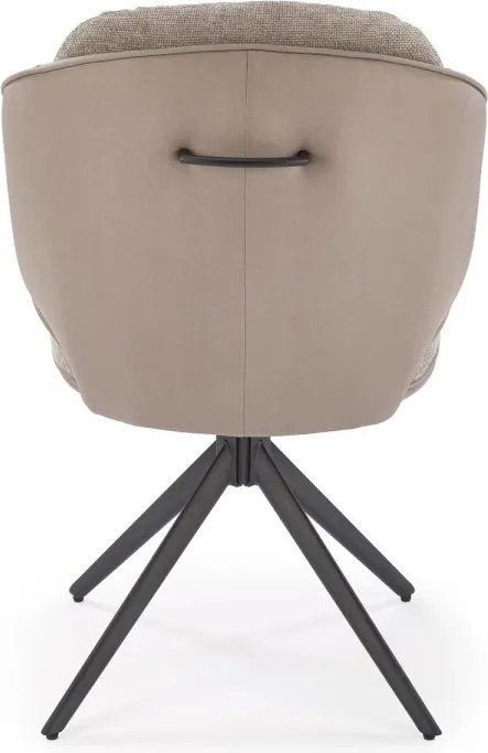 Otočné jídelní křeslo K554 popelavě šedé