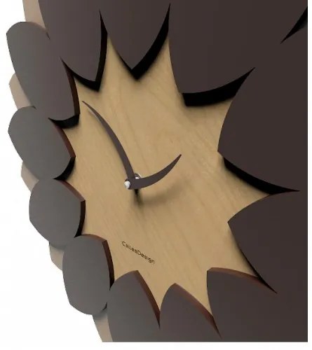 Designové hodiny 11-009 CalleaDesign Flip 45cm (více barevných variant) Barva světle červená-64 - RAL3020