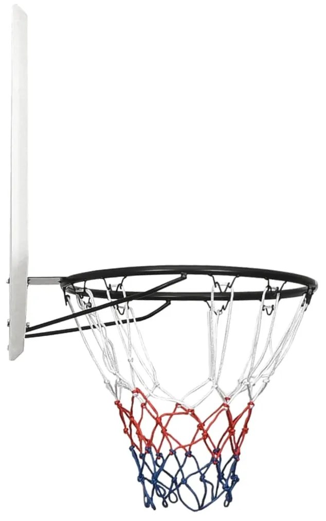 Basketbalový koš bílý 90x60x2 cm polyethylen - Default Title