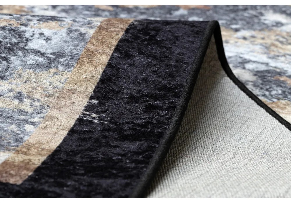 Kusový koberec Acheke šedočerný 160x220cm