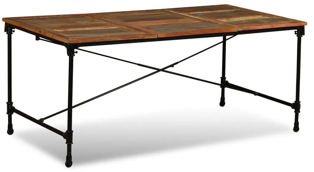 243995 vidaXL Jídelní stůl z masivního recyklovaného dřeva 180 cm