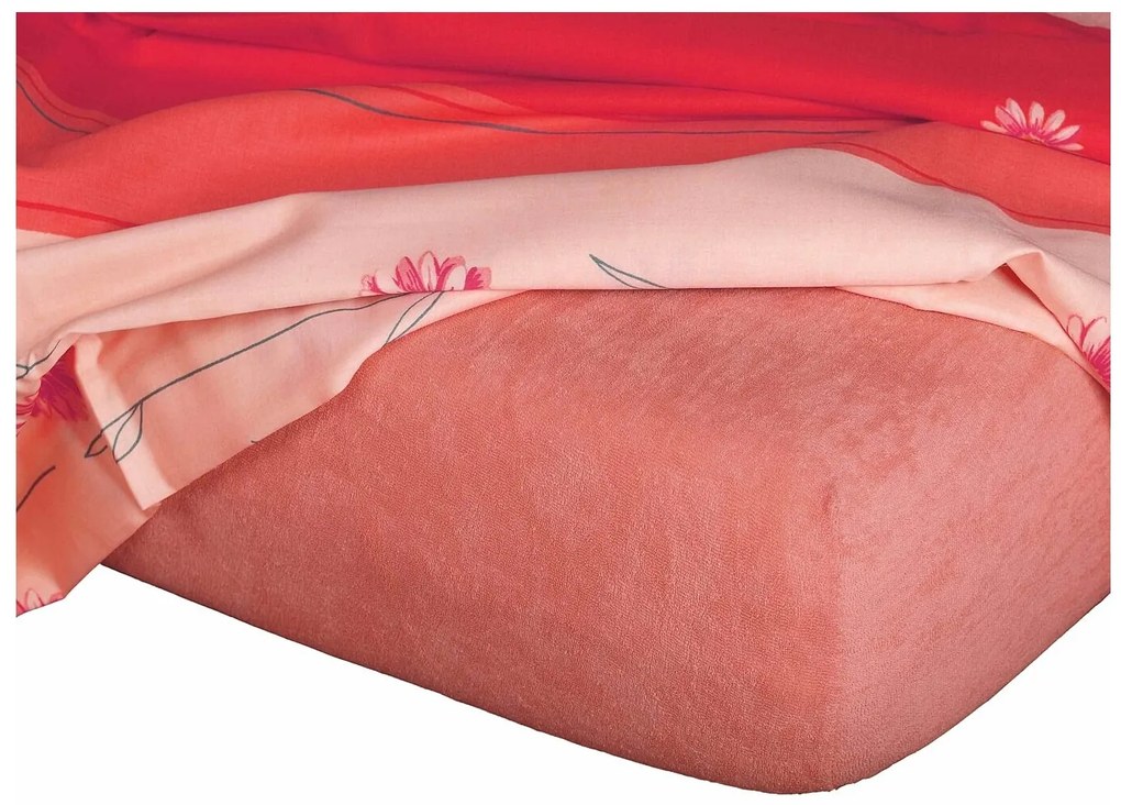 Prostěradlo froté 90x200 Domestav A151 Barva: pomeranč