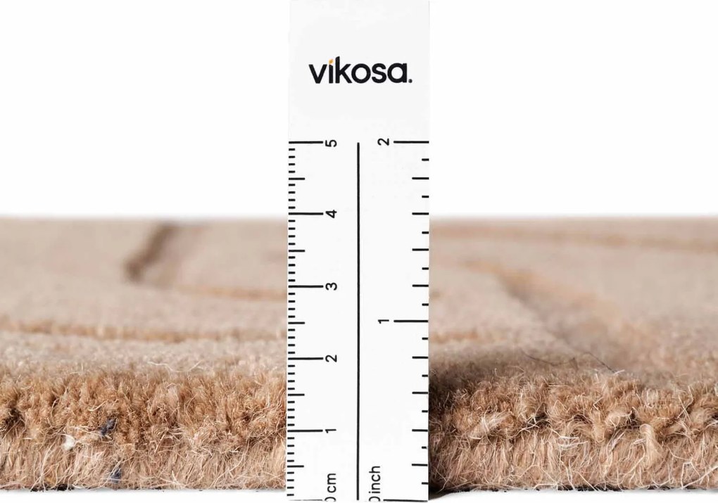 Vikosa, Kusový koberec Vikosa Arcura 106300 Brown, 120x180, hnědá, ložnice
