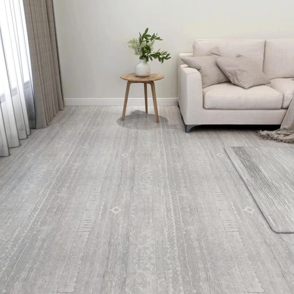 330123 vidaXL Samolepicí podlahové desky 20 ks PVC 1,86 m² šedé