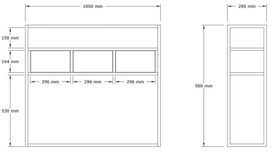 Odkládací stolek Guarda Travertine and Gold