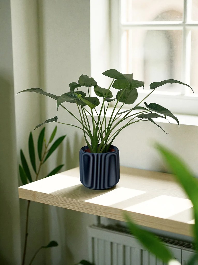 Plantbee Květináč Umbert 14cm vesmírně modrá