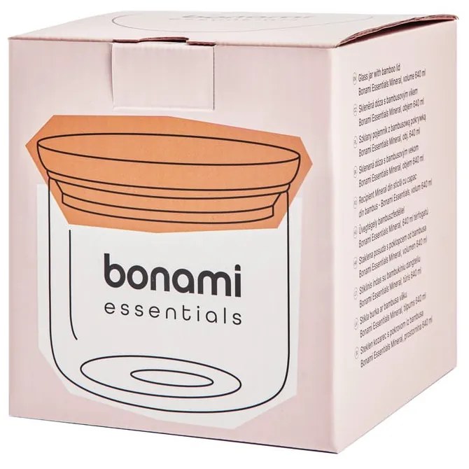 Skleněná dóza na sypké potraviny Mineral – Bonami Essentials