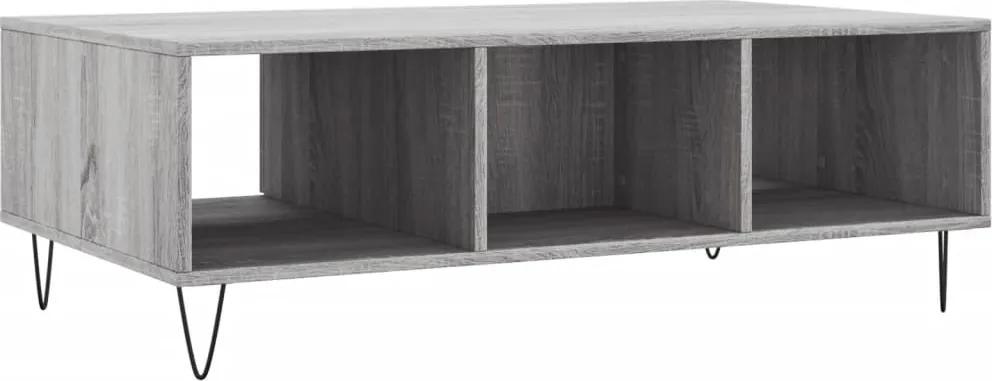 vidaXL Konferenční stolek 104 x 60 x 35 cm kompozitní dřevo [827090] Barva: Bílá