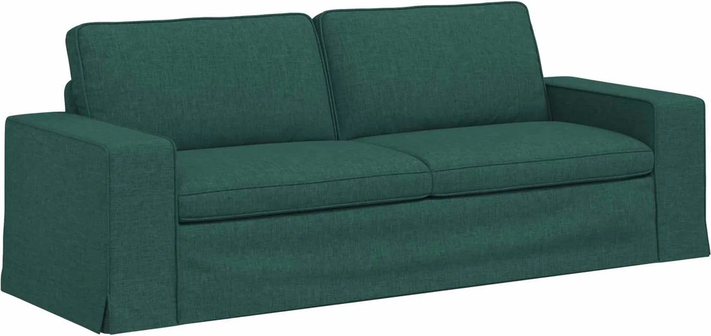 Set pohovek 2 ks Tmavě zelená textil 3407591