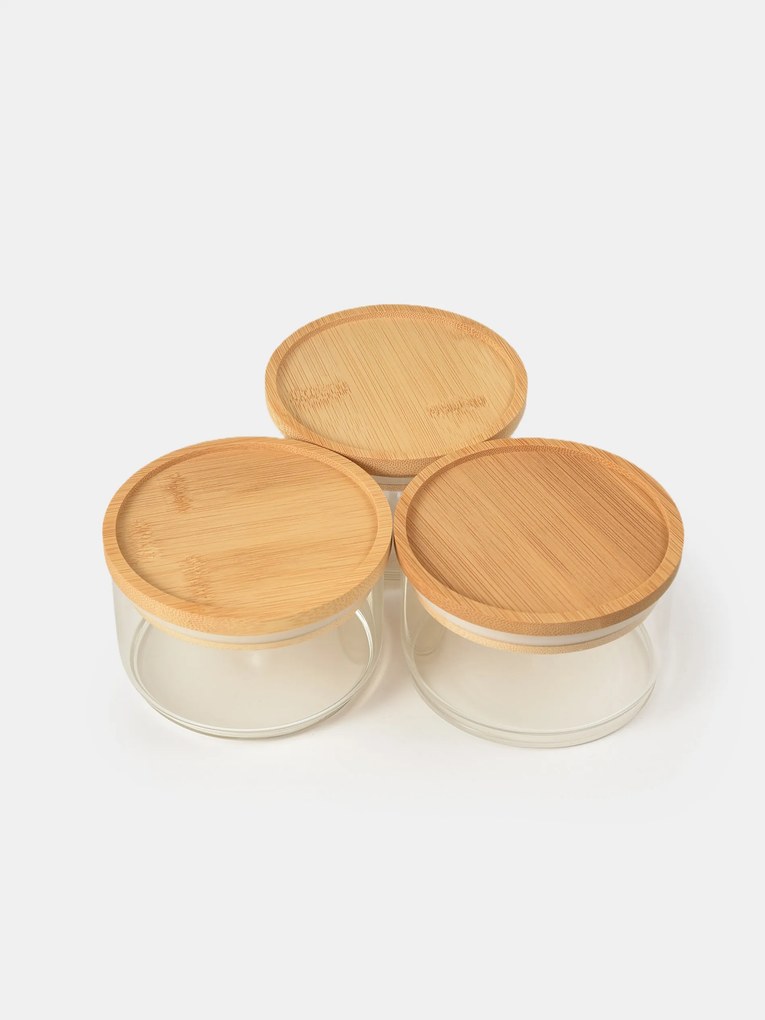 Sinsay - Nádoby na potraviny s víkem 3 pack - béžová
