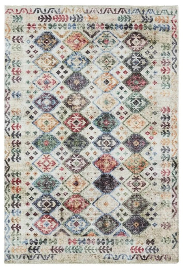 Barevný koberec s vysokým podílem bavlny Nouristan Kilim Sarobi 120 x 170 cm