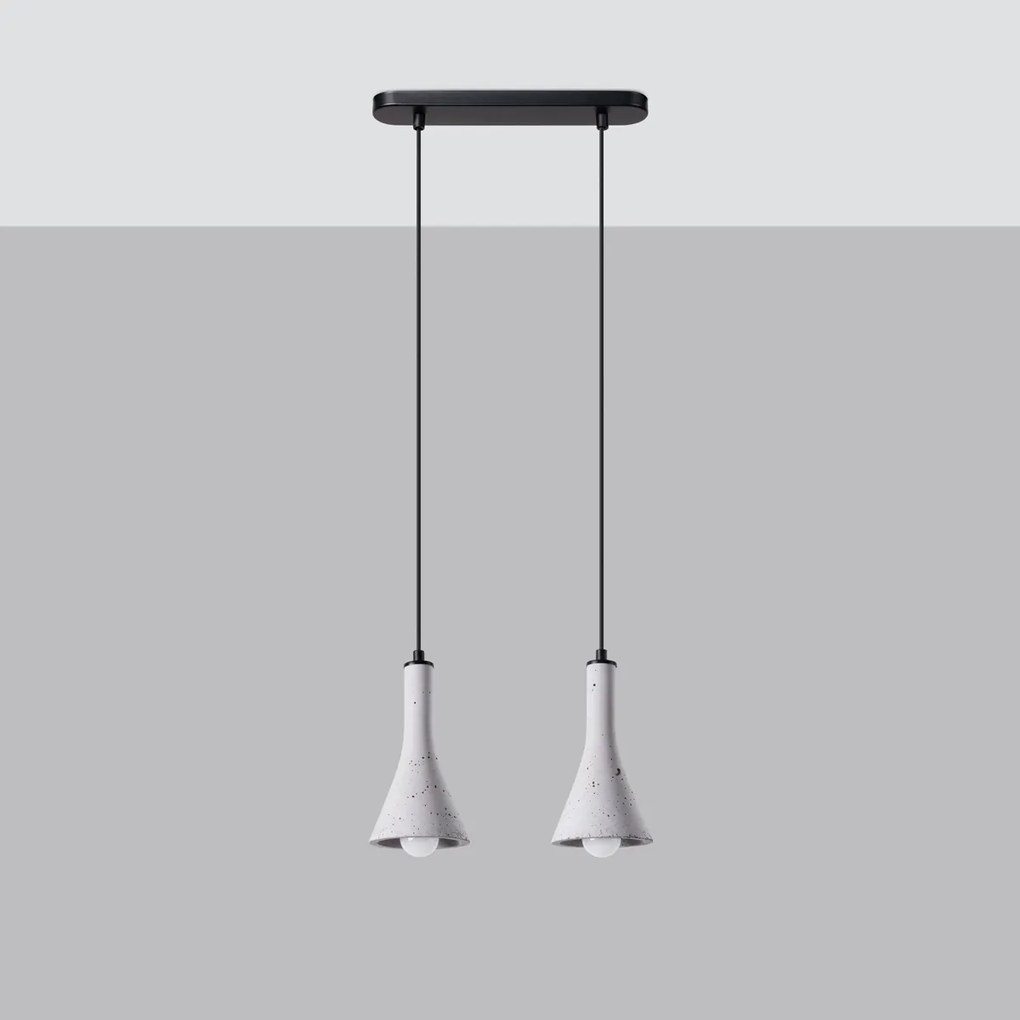 Sollux Lighting Závěsné svítidlo REA 2 beton