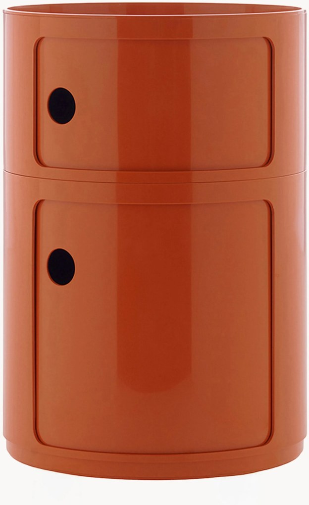 Designový odkládací stolek Componibili, 2 moduly, V 62 cm