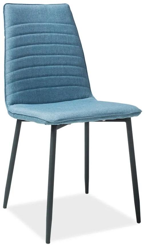 Casarredo Jídelní čalouněná židle TOMAS modrá denim