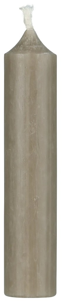 Ib Laursen Svíčka Linen Grey 11 cm, šedá barva, vosk