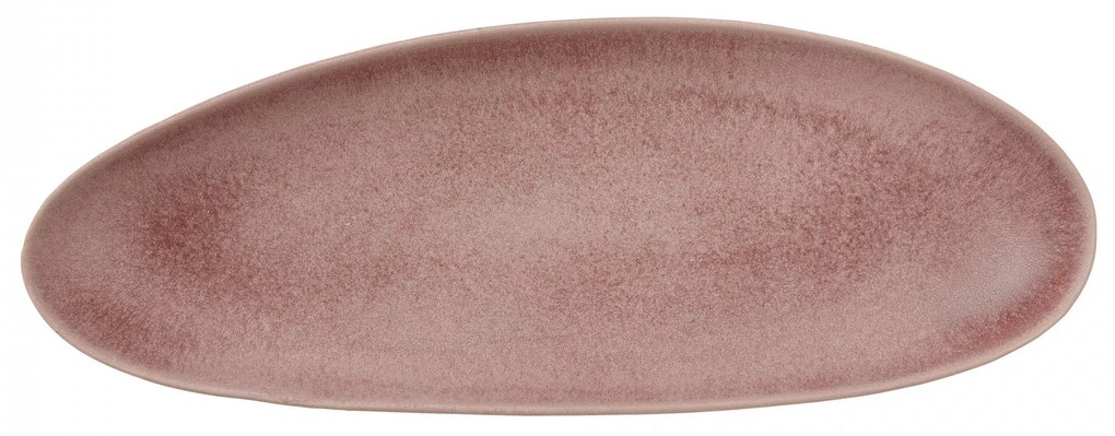 BUNGALOW Keramický servírovací tác Jazzy Blush, růžová barva, keramika