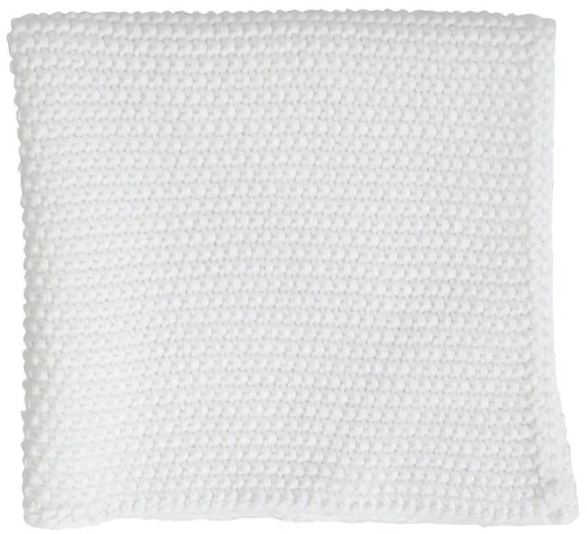 Krémová bavlněná mycí utěrka Pearlknit - 25*25 cm