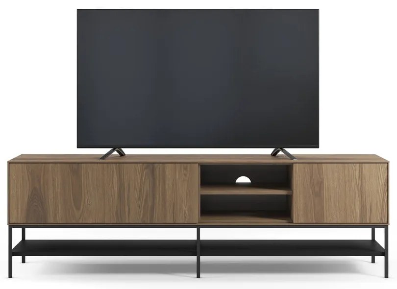 TV stolek v dekoru dubu v přírodní barvě 180x55x35 cm Amira – Marckeric