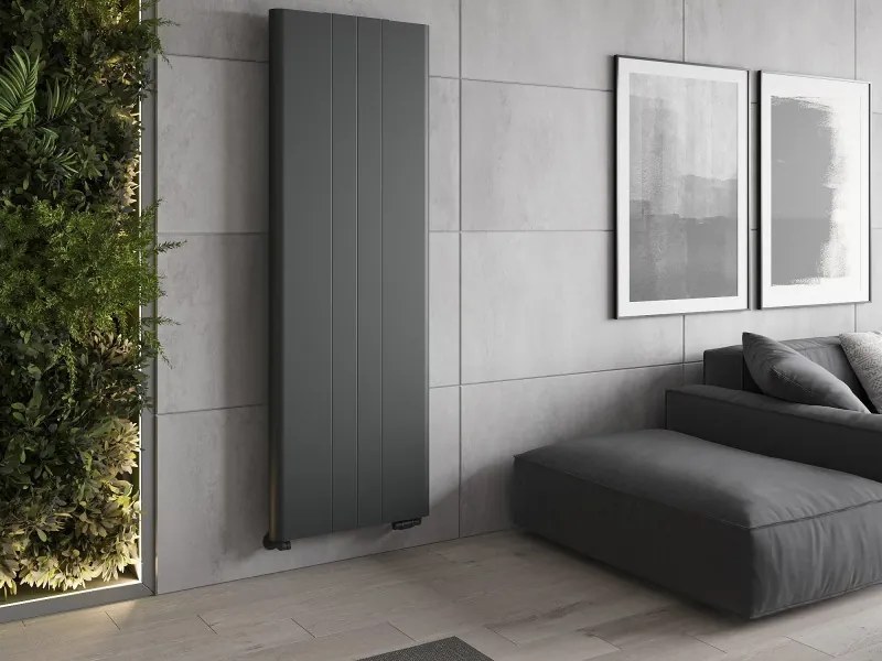 Mexen VR20SL Line deskový radiátor 1800 x 600 mm, dolní centrální připojení, 1308 W, antracit - W6-180-060-66