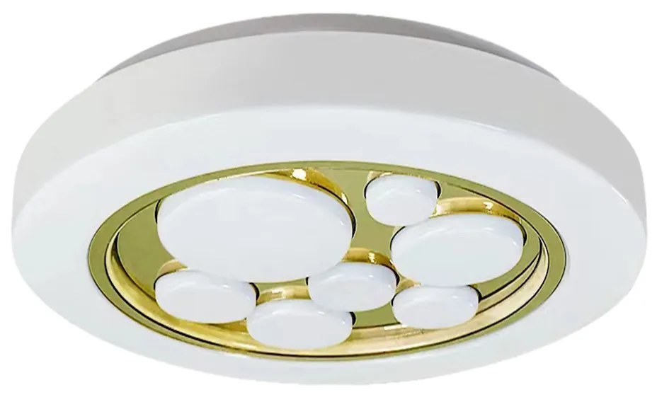 Stropní LED svítidlo Bubbles, 1x LED 30w, 3000-6000k, w/g, s ovladačem