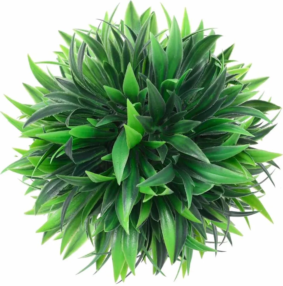 Umělé buxus koule s LED světly 2 ks zelené 20 cm 3335899