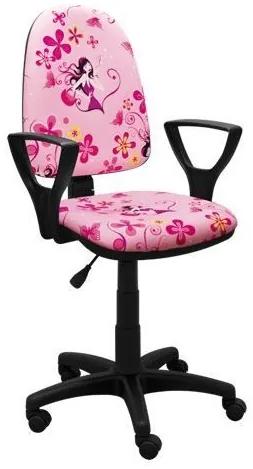 MAXMAX Dětská otočná židle BRENDA - LADY