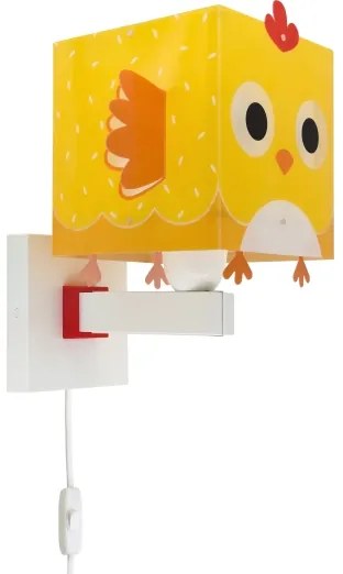 Dalber 64649 - Dětské nástěnné svítidlo LITTLE CHICKEN 1xE27/15W/230V