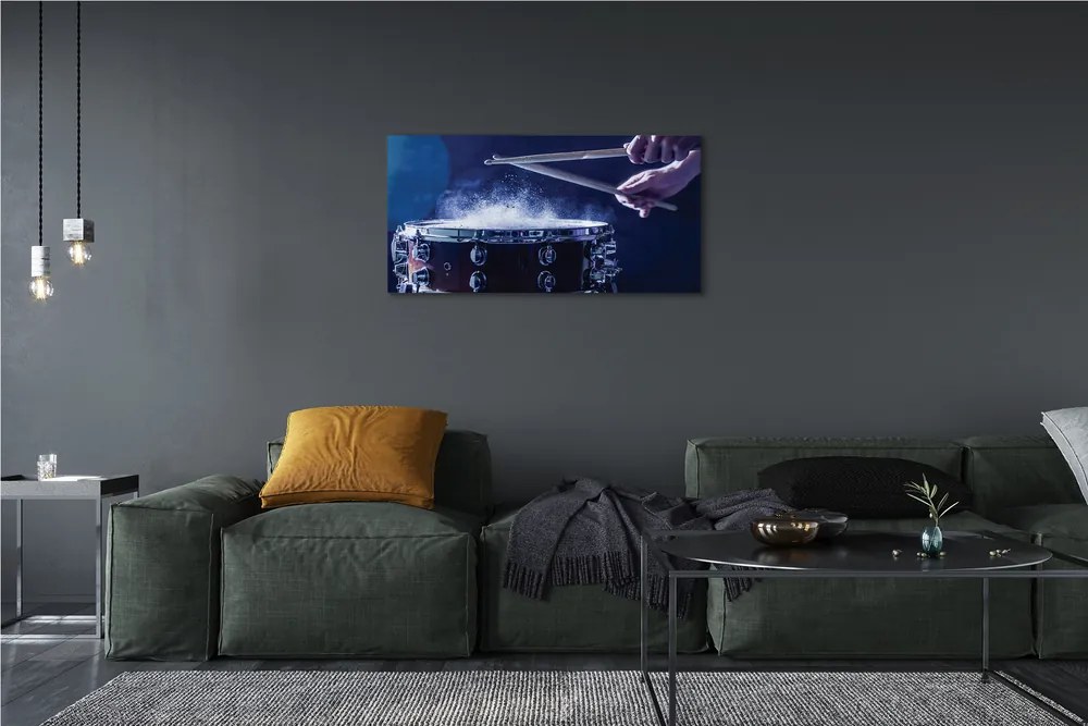 Obrazy na plátně bicí hole 125x50 cm
