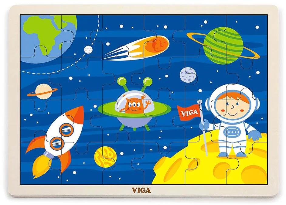 Dětské dřevěné puzzle Viga Cosmos Barva: multicolor