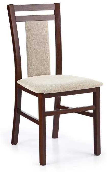 Halmar Jídelní židle Hubert 8, tmavý ořech