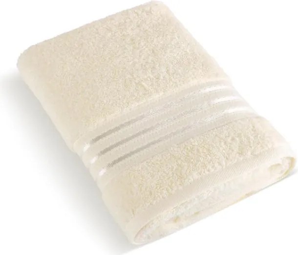 Bellatex Froté ručník a osuška kolekce Linie vanilková rozměr 50x100 cm