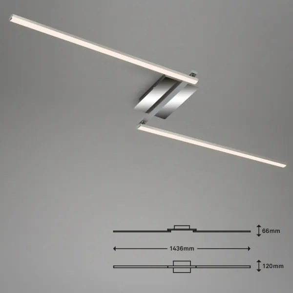 Briloner 3500-018 - LED Přisazený lustr STAFF 2xLED/6W/230V