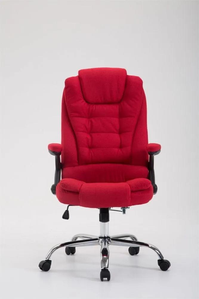 Bhm germany Kancelářská židle Thor, textil, červená