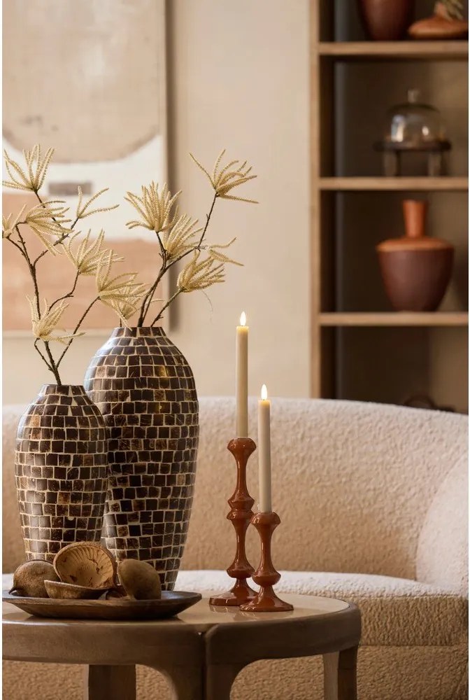Hnědá bambusová váza (výška 40 cm) Tudela – Light & Living