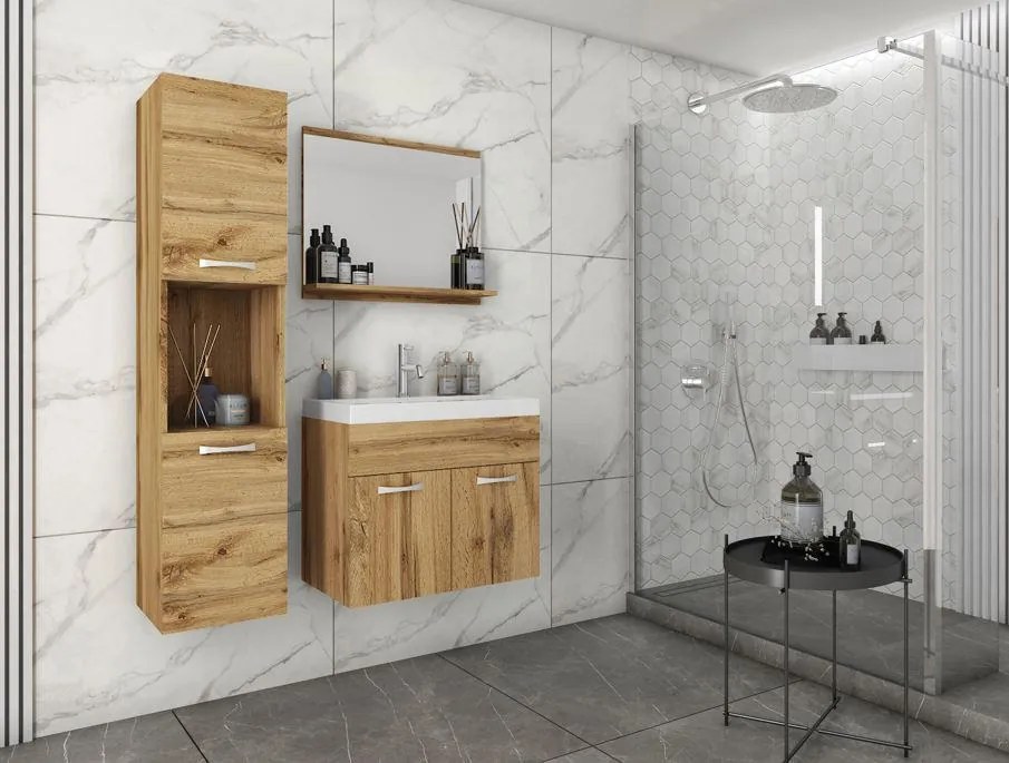 XXXLutz KOUPELNA dub wotan P & B - Online Only koupelnové sety - 002778000901
