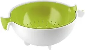 Guzzini SPINDRAIN zelená / Cedník s mísou / Polypropylen