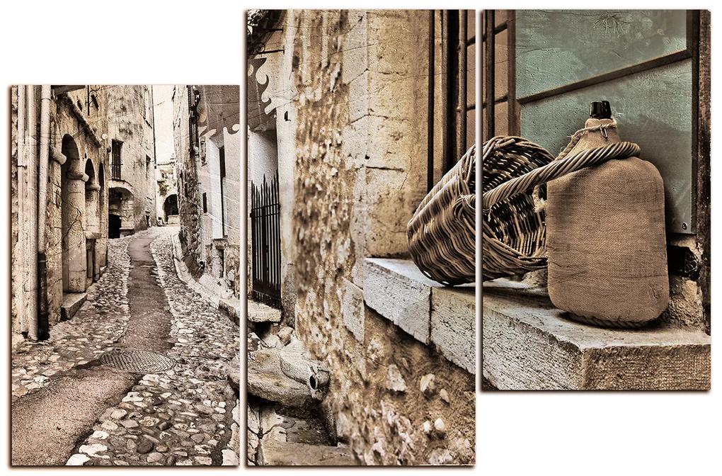 Obraz na plátně - Stará středomořská ulice 1151FD (105x70 cm)