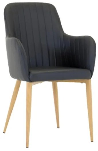 Comfort židle černá / natur