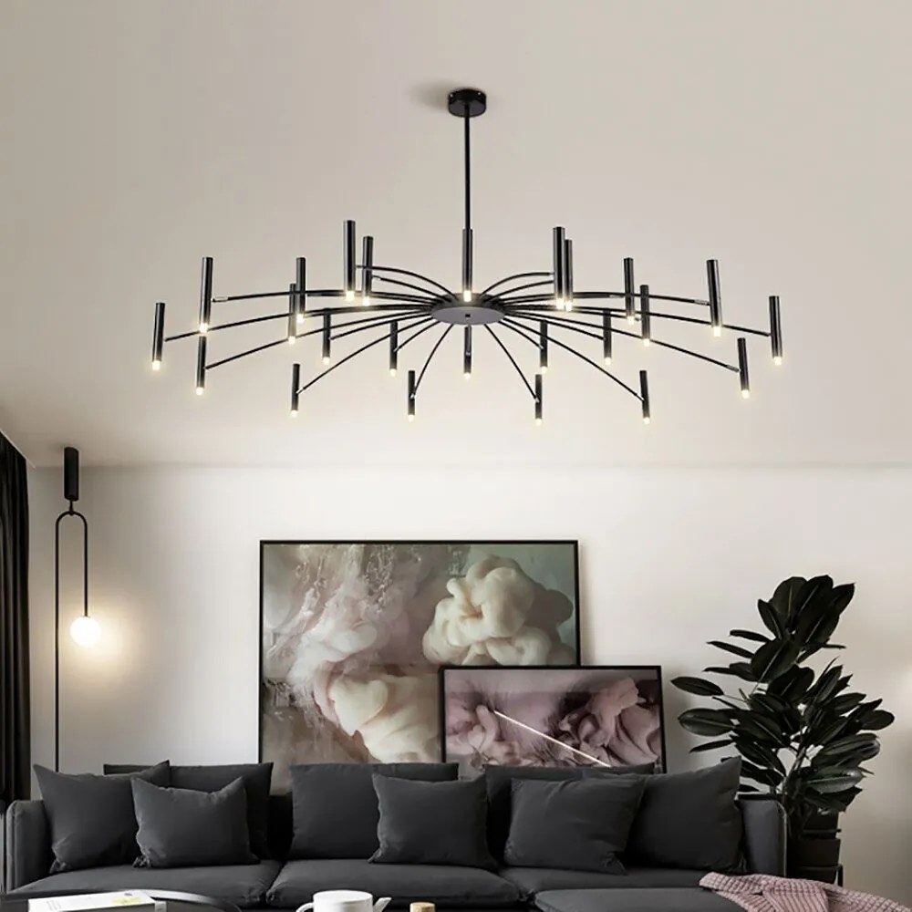 Toolight, stropní lampa 15xG9 APP1196-15CP, černá, OSW-40113