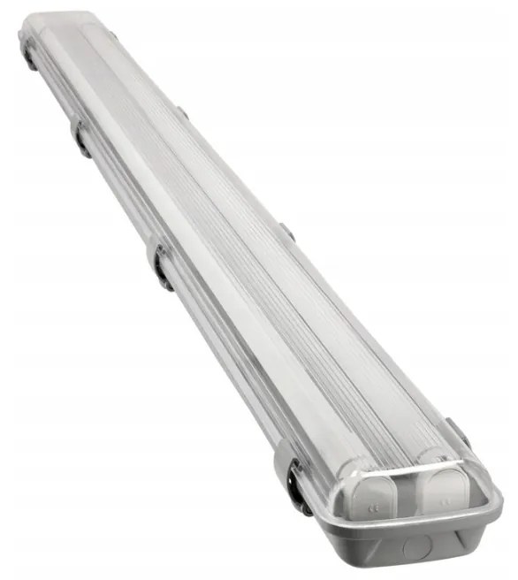 BERGE Hermetické svítidlo 120cm + 2x LED trubice - neutrální bílá