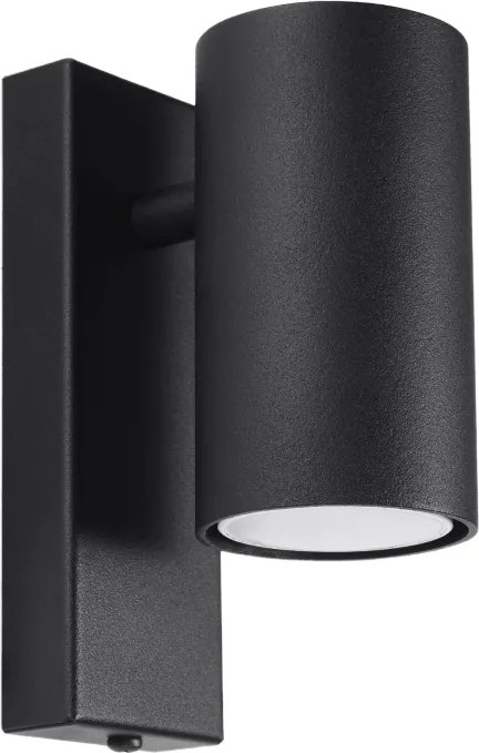 Sollux Lighting Nástěnné svítidlo UTTI černé