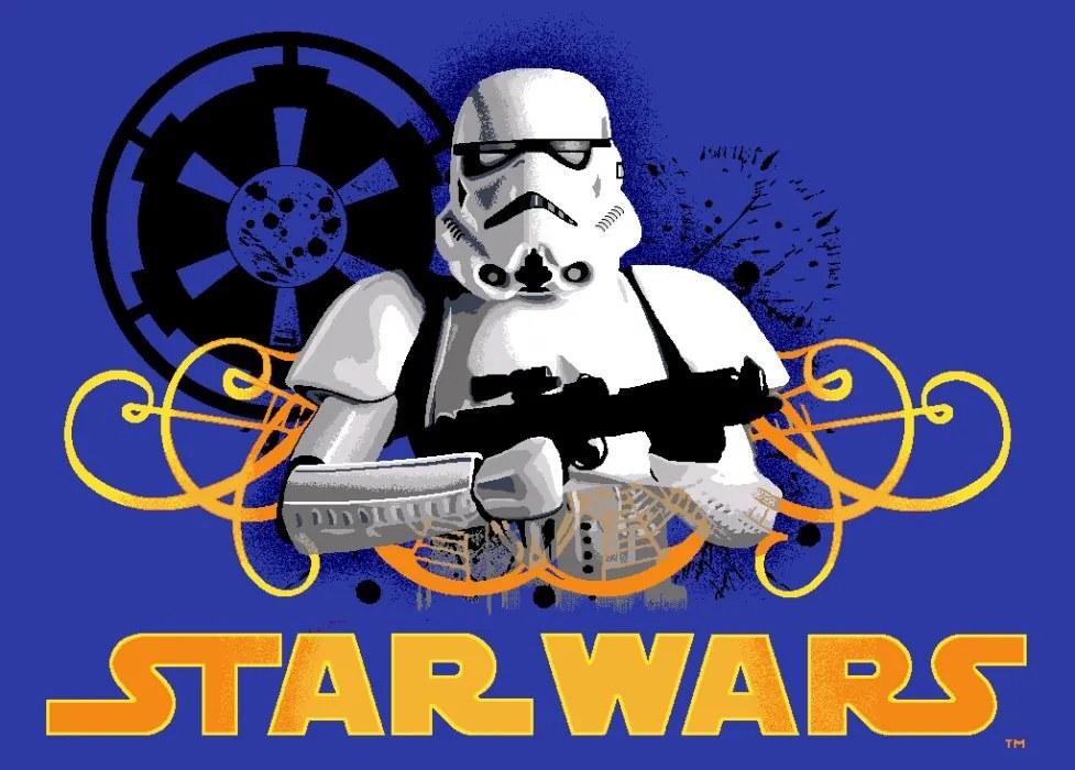 Dětský koberec Star Wars 03 Stormtrooper Rozměr: 95x133 cm