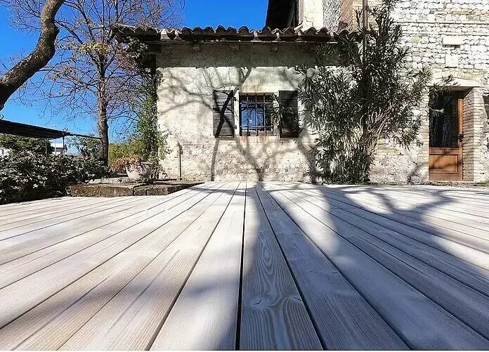 Smartdeck Klikací dlaždice Smartdeck, borovice, 120 x 40 x 2.5 cm / bílá