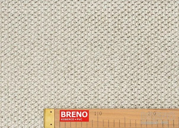 Breno Kusový koberec LOOM 4300 Cream, 120x170 cm, Bílá