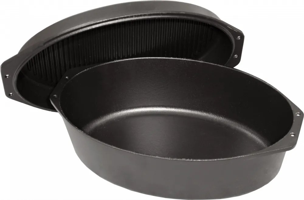 PLAMEN Litinový pekáč s víkem 5,8 l - oválný