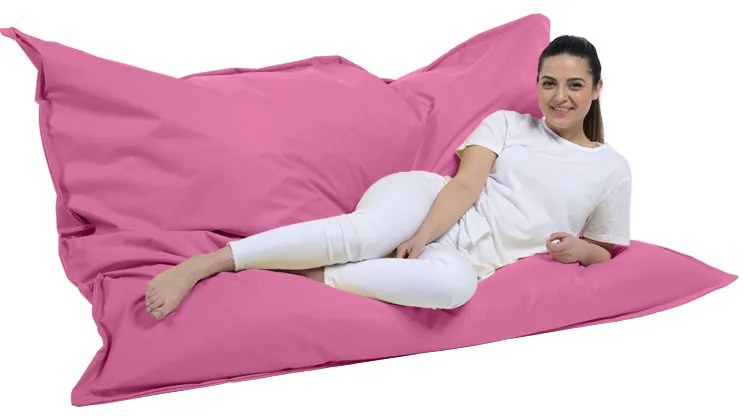 Atelier del Sofa Zahradní sedací vak Giant Cushion 140x180 - Pink, Růžová