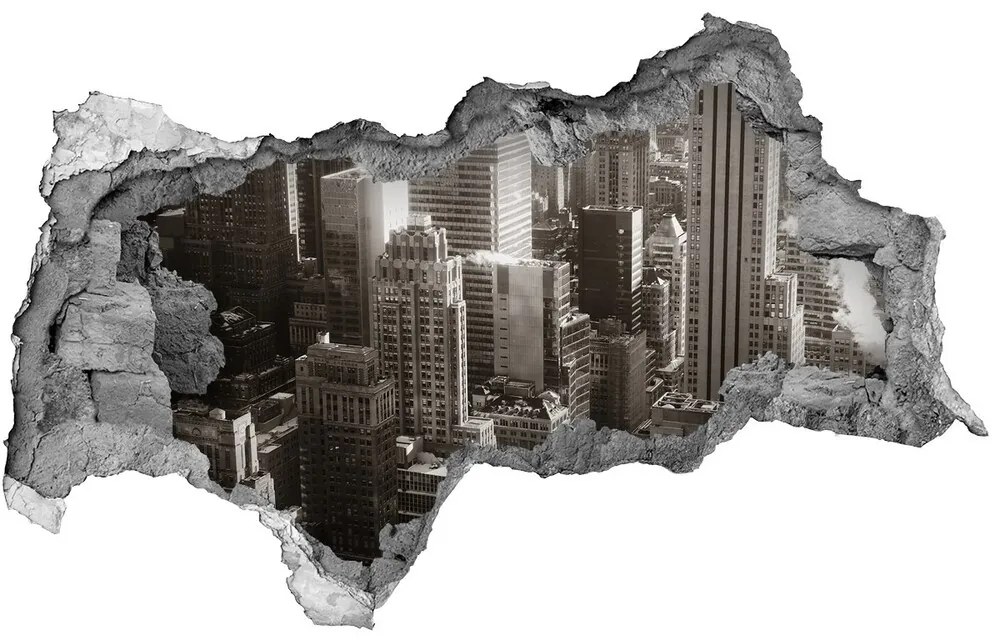 Wallmuralia Fototapeta díra na zeď 3D New York 95x73 cm