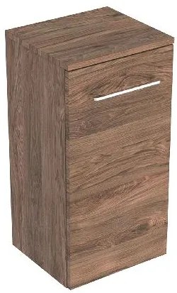 Geberit Selnova Square - Boční skříňka 650x330x297 mm, 1 dvířka, ořech hickory 501.274.00.1