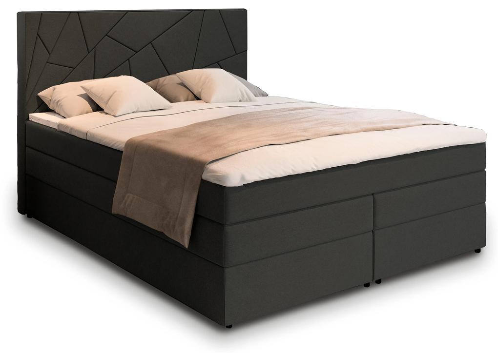 MSL Kontinentální čalouněná postel TAMARA (140 x 200 cm) Barva látky: INARI 22