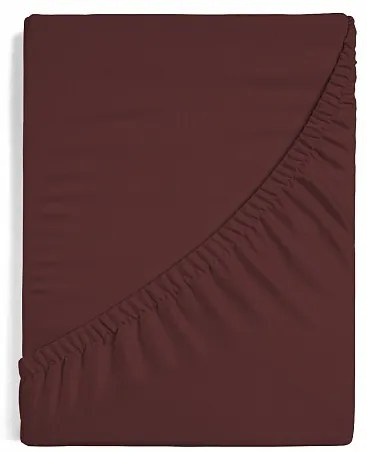 Matějovský napínací prostěradlo jersey Tmavě hnědé na matraci: 120 x 200 cm